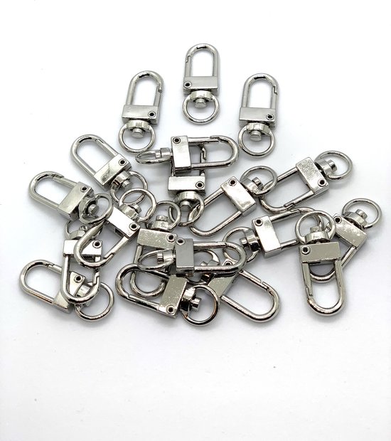 Multifunctional Sluitingen, 32 mm, platinum , 100 pcs/ bag, platinum | bol