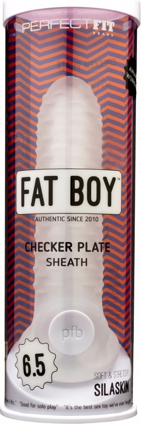 Fat Boy Checker Box Sheath 6.5 - Clear | bol.com