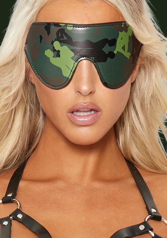Eye-Mask - Army Theme - Green | bol.com