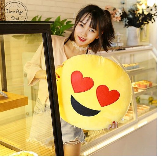 New Age Devi - Emoji kussen - Smiley kussen - Emojikussen - Liefde ...