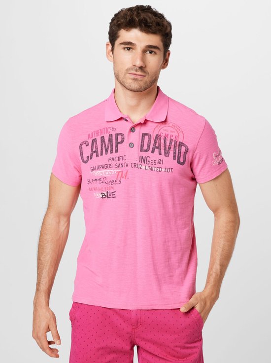 Camp David shirt Magenta-M | bol.com