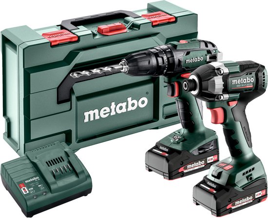 Metabo Combo-Set SB 18 + SSD 18 LT 200 BL Accu-klopboor/schroefmachine ...