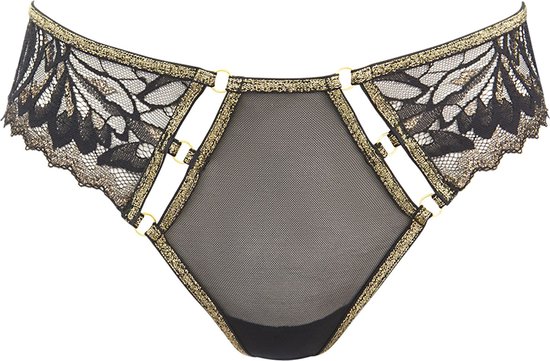 Luxe string Camila zwart/goud | bol