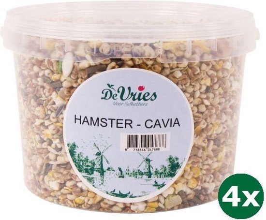 4x1,4 kg De vries hamster cavia | bol