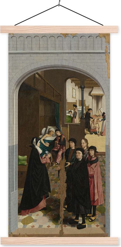 Posterhanger incl. Poster - Schoolplaat - De zeven werken van ...