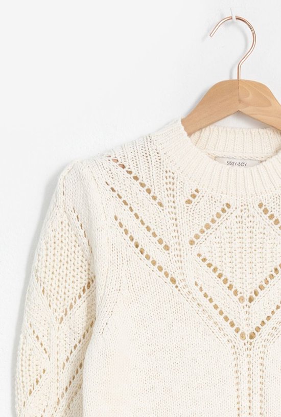 Sissy-Boy - Witte ajour trui | bol.com