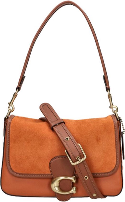 Coach Medium Schoudertas / Crossbody Tas Dames - Leer - Tabby - Oranje ...