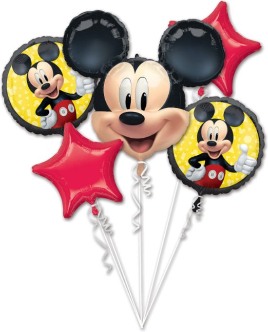 Mickey Mouse Ballonnen set - 5 stuks - Folie Ballonnen - Themafeest ...