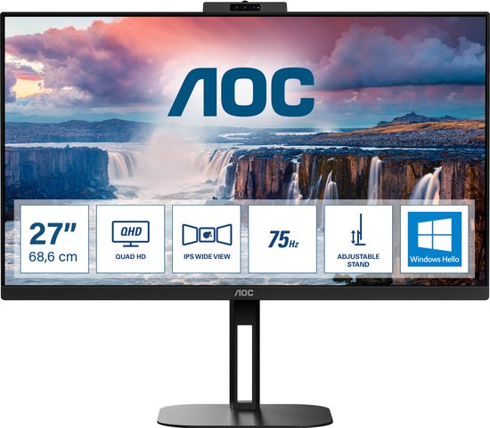 AOC V5 Q27V5CW - QHD IPS 75Hz Monitor - 27 Inch | bol