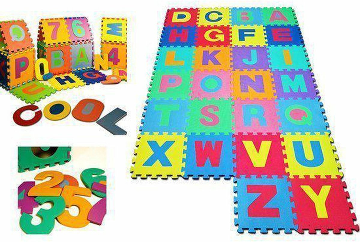 Puzzelmat - 36 delig - speelmat foam - Speelkleed baby ( 78x78cm) | bol.com