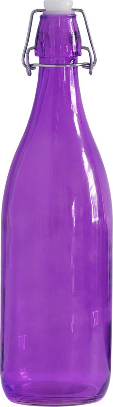 Sareva Beugelfles / Weckfles Paars 1 Liter | bol.com