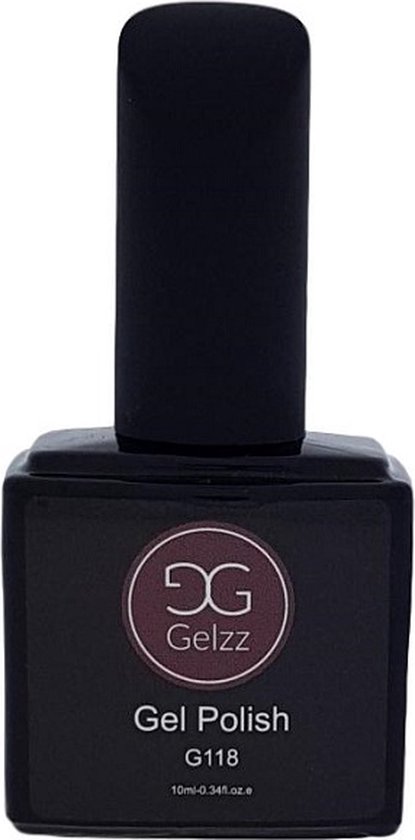 Gelzz Gellak - Gel Nagellak - kleur New Nude Rose G118 - NudeRoze - Dekkende kleur -... | bol