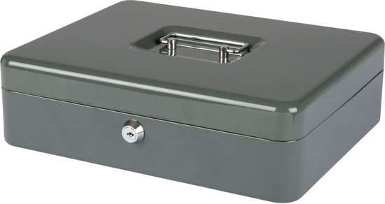 Ordex geldkist incl sleutels 30 x 24 x 9 cm | bol.com