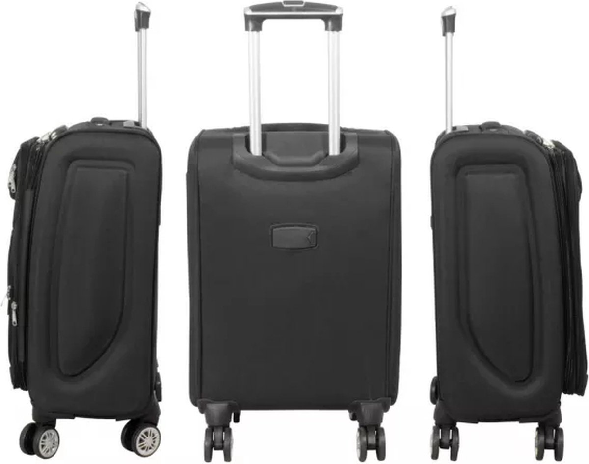 Reiskoffer - Koffer met TSA slot - Reis koffer op wielen - Stof - 90 ...