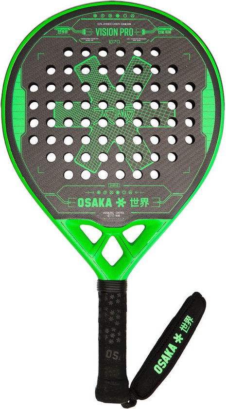 Osaka Vision Pro Black/Green - Padelracket - Multi | bol.com
