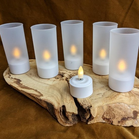 12 bougies LED - Bougies chauffe-plat LED 40 heures et bougies chauffe ...