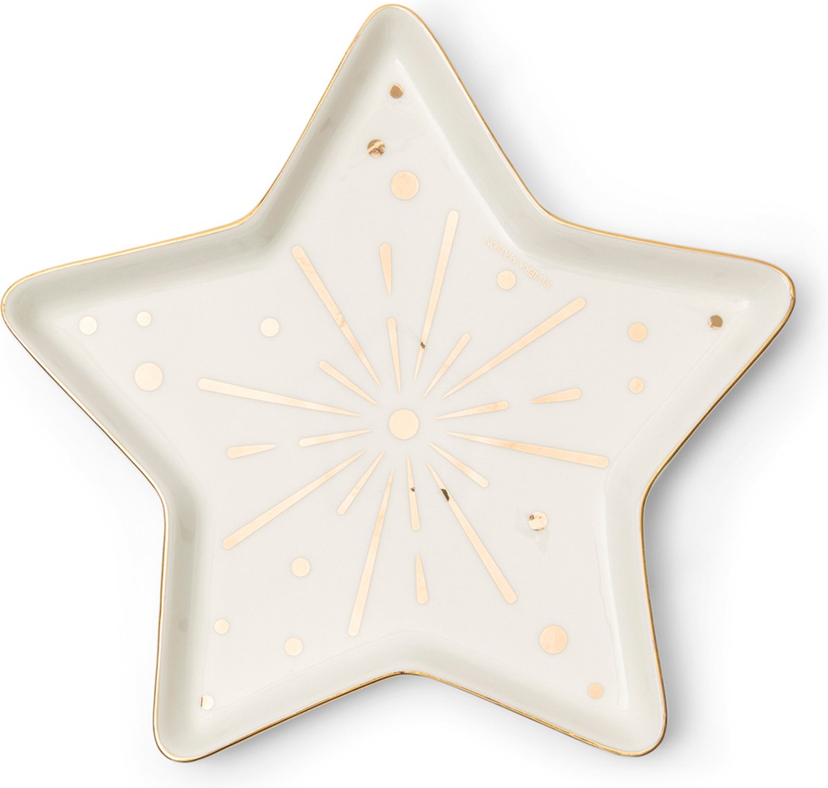 Riviera Maison Ontbijbord Wit - Classic Fireworks Star Plate | bol.com