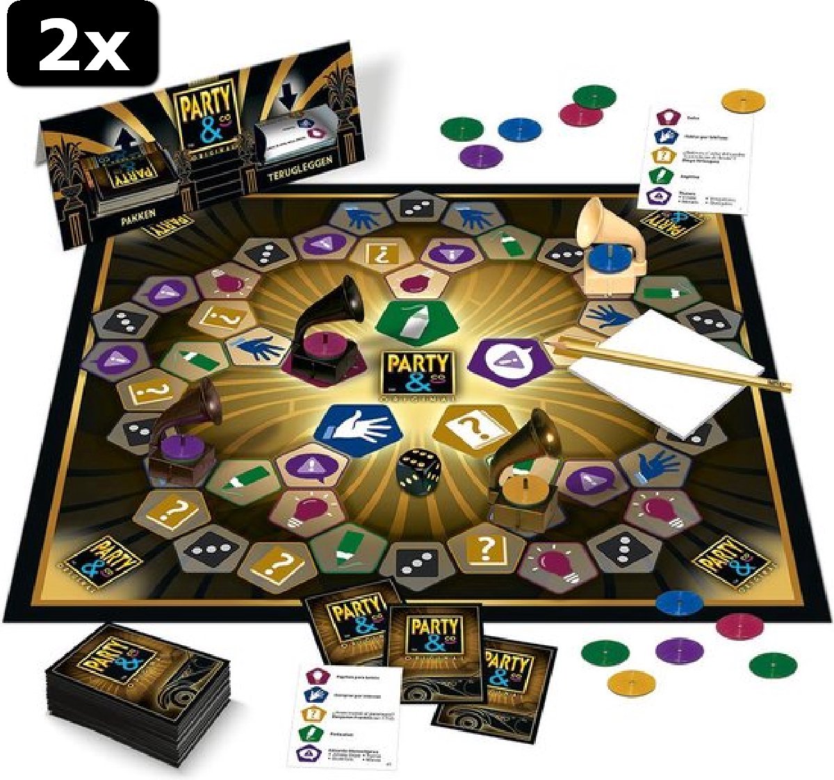 2x Jumbo Party & Co Original Jubileum - Bordspel | Games | bol.com
