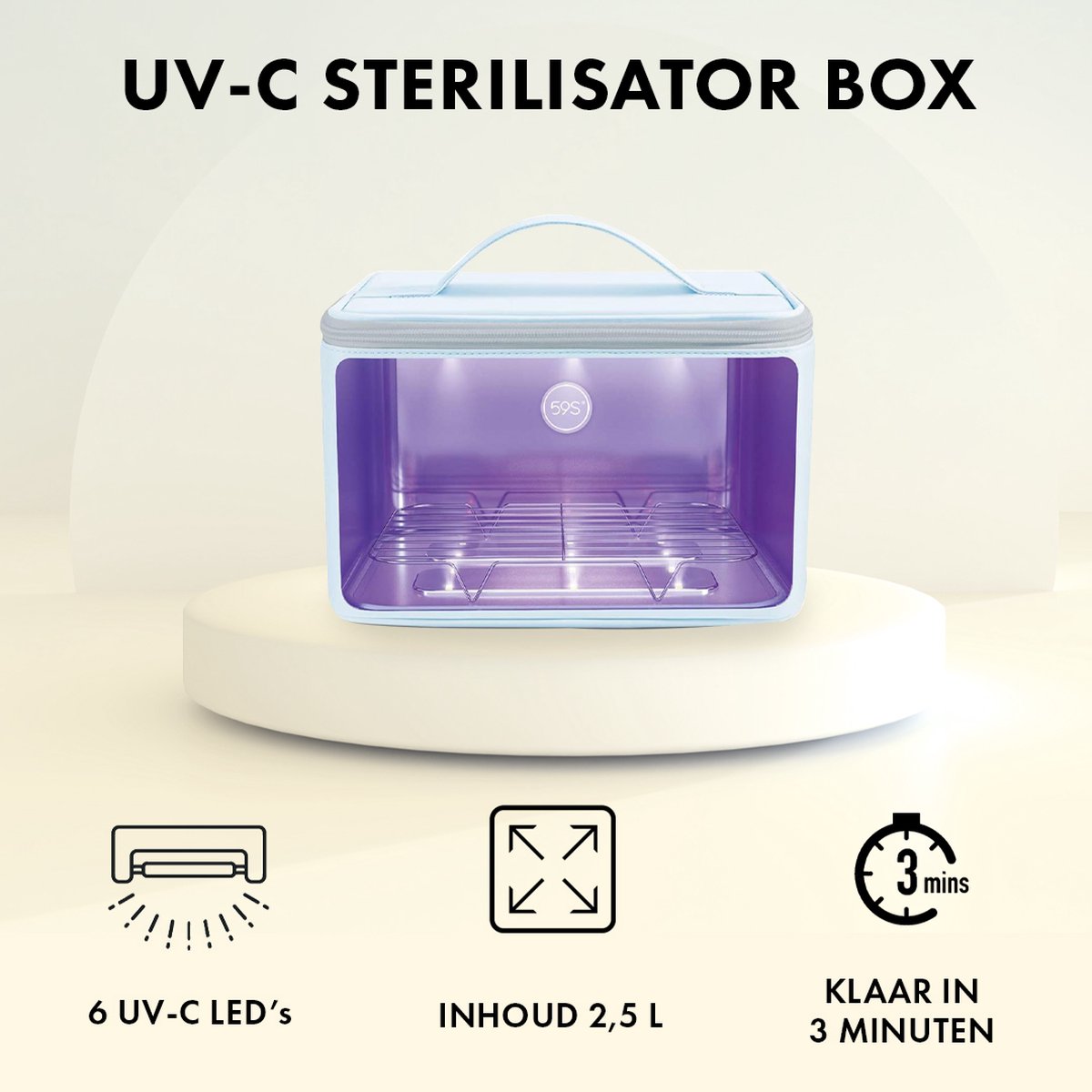Seven Luxe UV-C desinfecterende Box - Sterilisator - snel en ...
