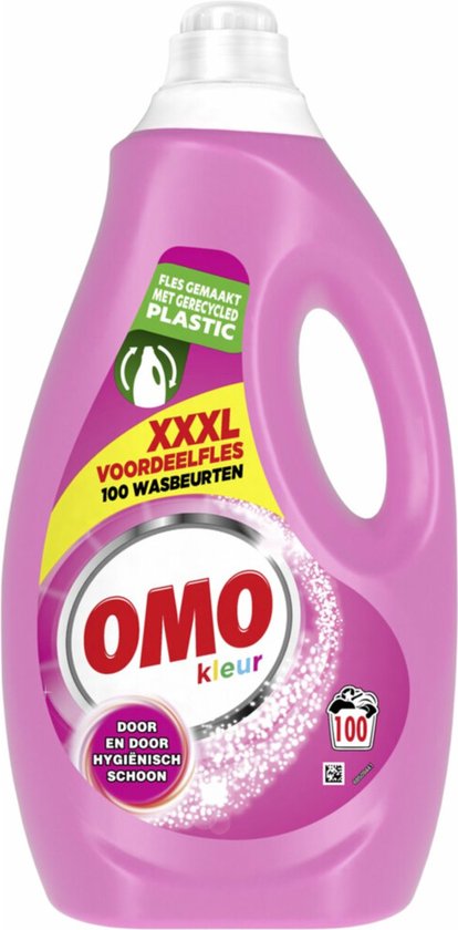 Omo Vloeibaar Wasmiddel Kleur - 100 wasbeurten - Grootverpakking | bol.com