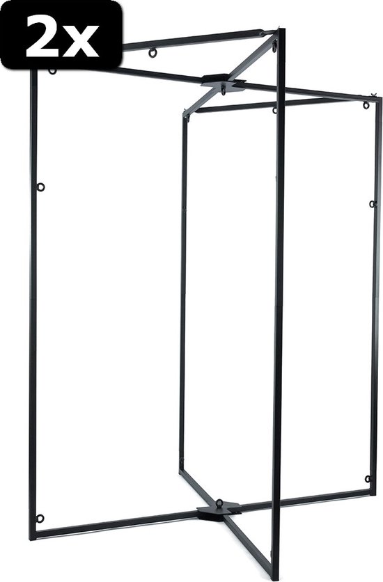 2x Metal Frame for sling 4 or 5 points - Black | bol