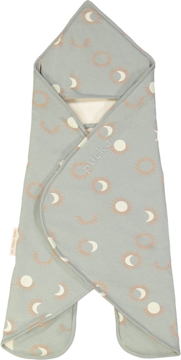 Puckababy Baby omslagdoek Gogo 0-7 maanden - Teddy - Eclipse Clay | bol.com