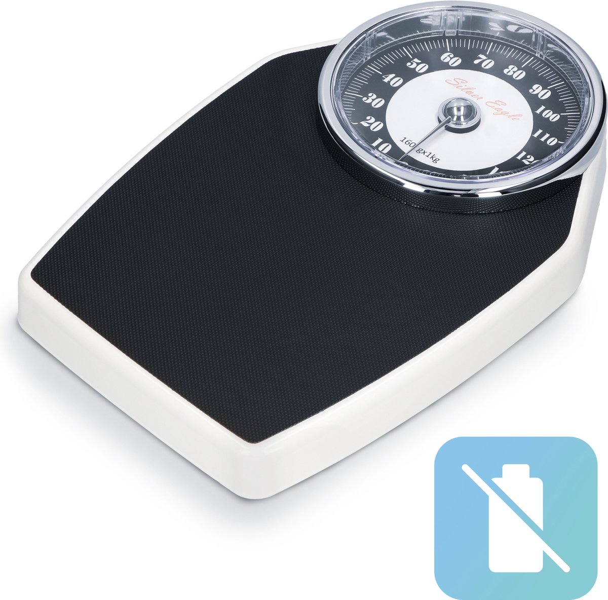 Silver Eagle ® Analoge personenweegschaal 160 kg – Retro Analoge ...