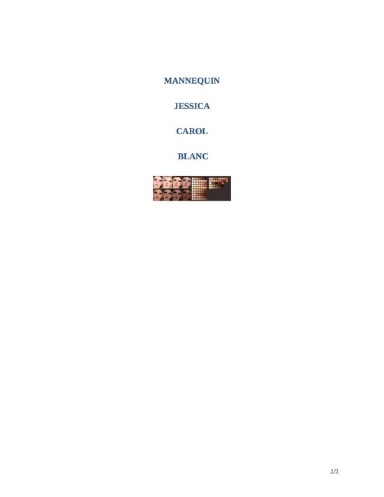 MANNEQUIN JESSICA CAROL BLANC (ebook), Jessica Carol White ...
