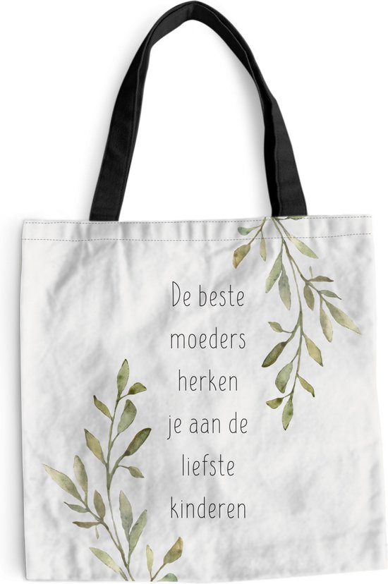 Schoudertas - Strandtas - Shopper Quotes - De beste moeders herken je ...