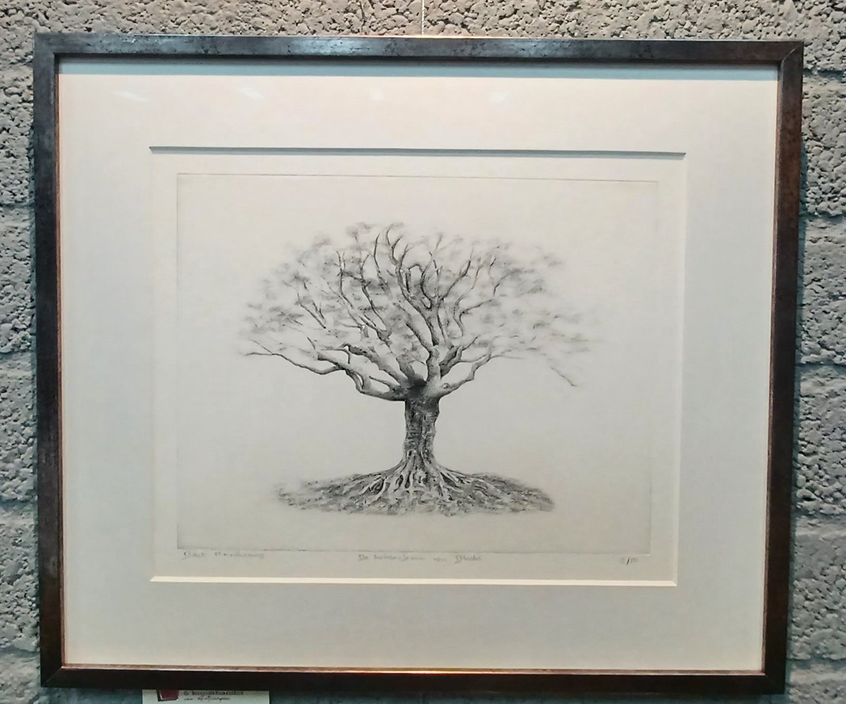 Grafiek (Ets) Bart Reindersma - De Heksenboom van Bladel 29 x 23 cm | bol.com