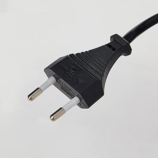 Netsnoer met Stekker en Schakelaar - 1,5 Meter - Zwart | bol