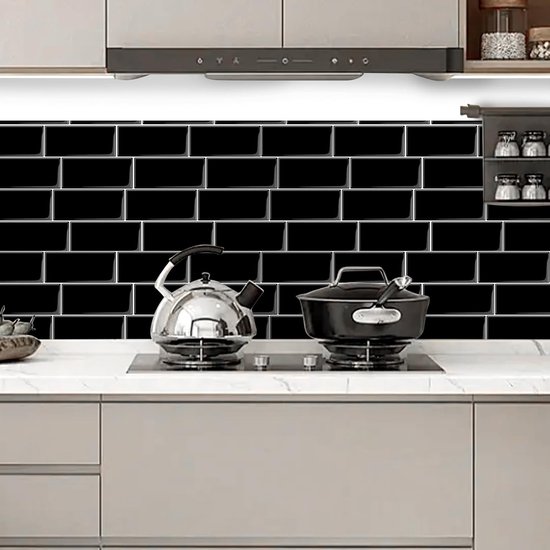 5 vellen - 3D zelfklevend behang - Keuken tegelbehang - Badkamer ...