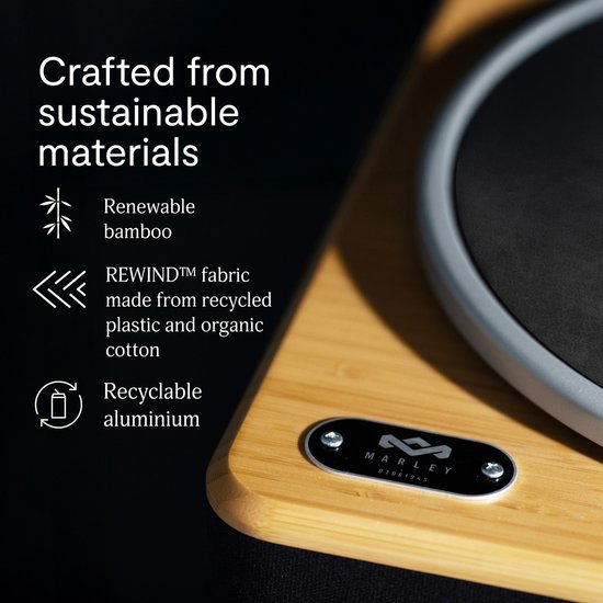 House of Marley Stir It Up 2 Bluetooth Platenspeler - LP Speler ...