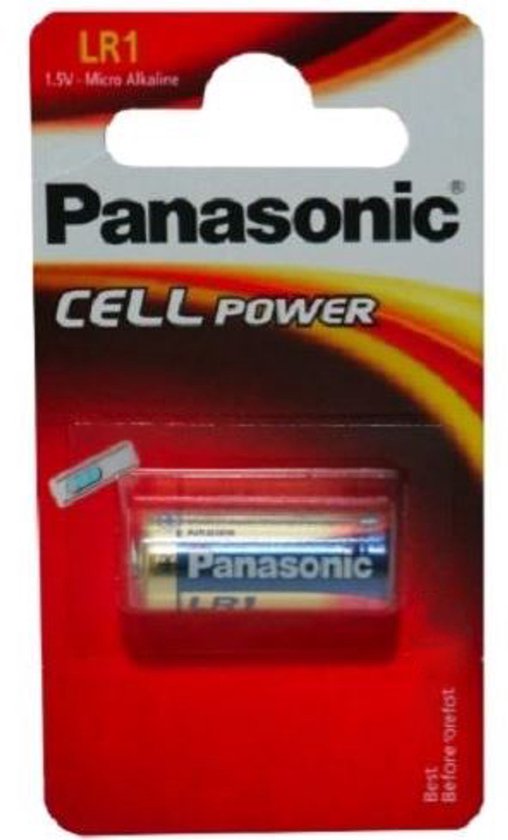 PANASONIC | Panasonic Alkaline Battery Lr1 1.5v Blister 1 Pack | bol