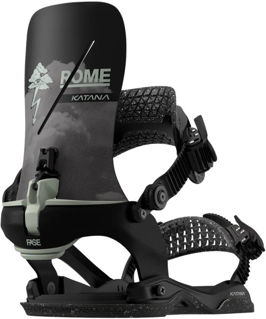 Rome Katana AW FASE X Stale Snowboard Binding Zwart L/XL | bol