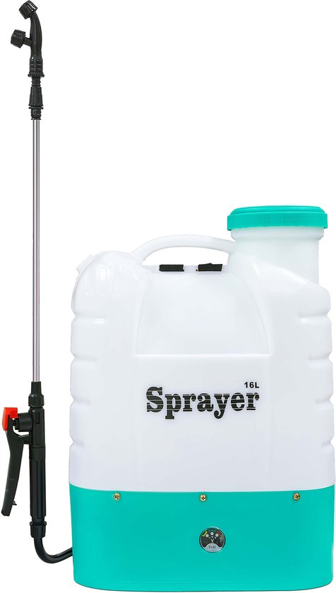 Elektrische Drukspuit 16 liter – Batterij Rugspuit met Automatische ...