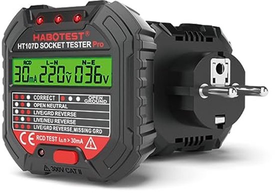 Socket Tester - Automatische Spanningsmeter - 90-250V met ...