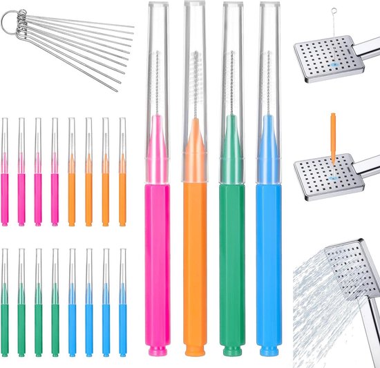 Allecto Premium - Douchekopreiniger: set van 30 stuks, gereedschap voor ...