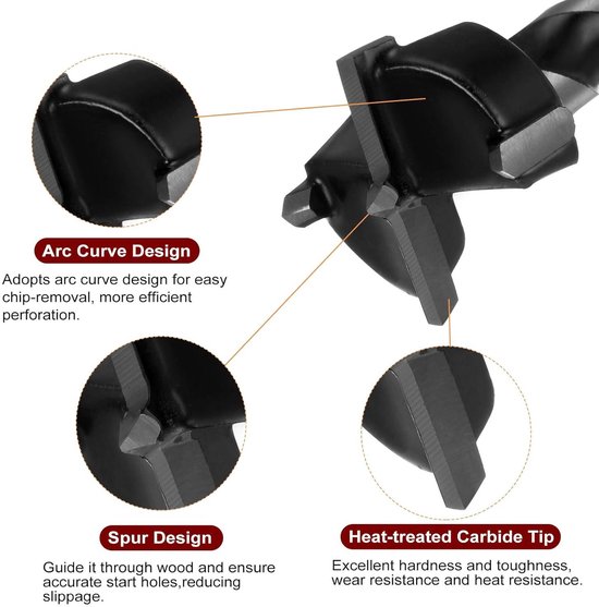 Allecto plus - Forstner-boor 25 mm voor scharnierhoutgat en ...