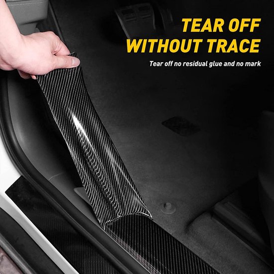 3 Pcs Car Door Sill Edge Protection Stickers - Universele Auto Sticker ...