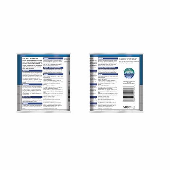Metselwerk verf wit 500 ml - Sneldrogende high performance verf voor ...