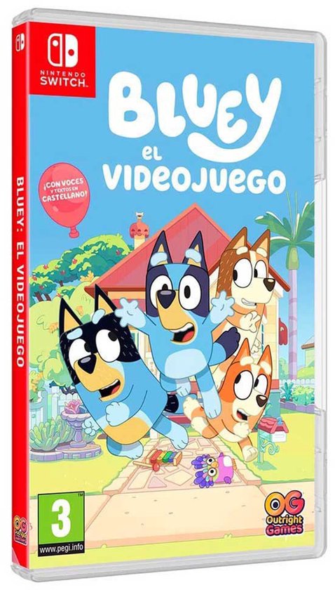 Nintendo Games Switch Bluey Transparant | bol