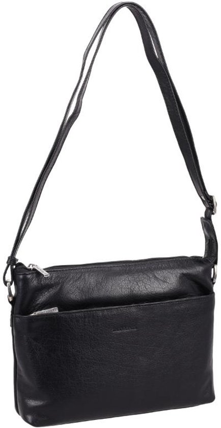 Sac bandoulière Medium The Monte pour femme - Cuir - The Monte - Zwart ...