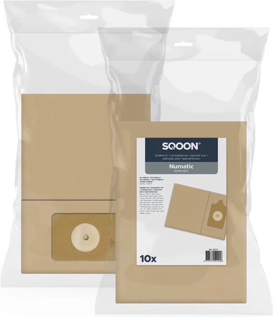 SQOON® - Stofzuigerzakken geschikt voor Numatic Henry, Hetty & PPR240 ...