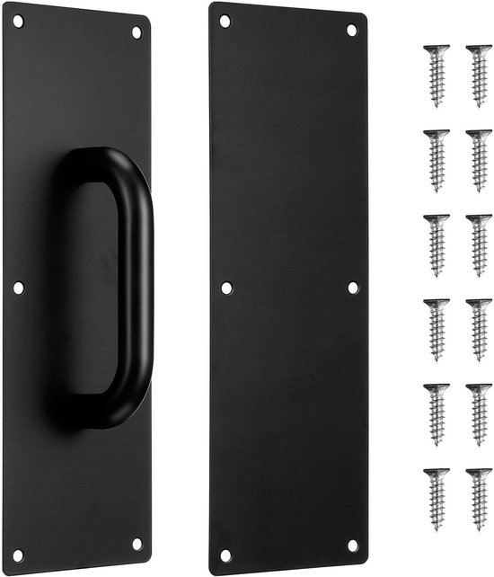 Door pressure plate, stainless steel door handle, pull and slide plate ...