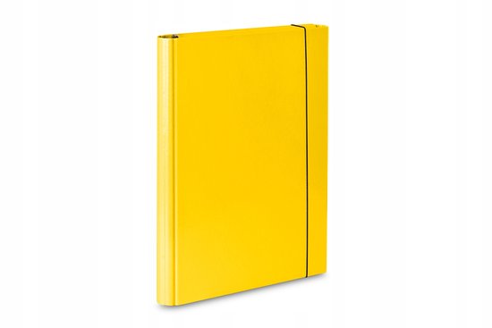 Gele A4 map met elastiek, 2 cm rugbreedte - 1 stuk | bol