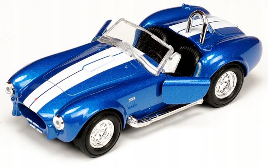 Welly Shelby Cobra 427 S/C 1965 Model Auto Metal - Blauw | bol