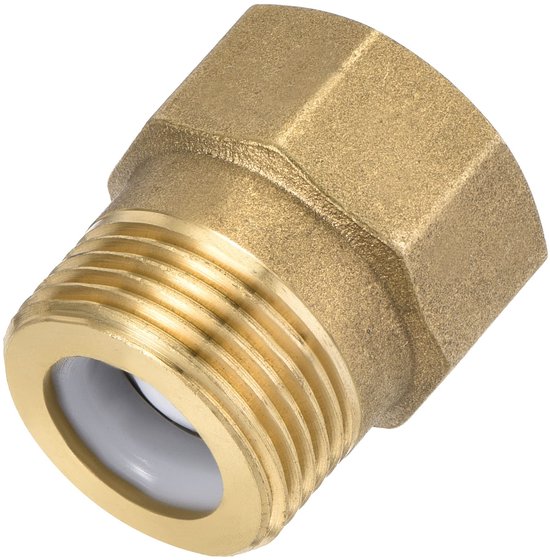 Brass Check Valve G3/4 Male Thread 30 x 33 mm Inward Flow Recoil ...