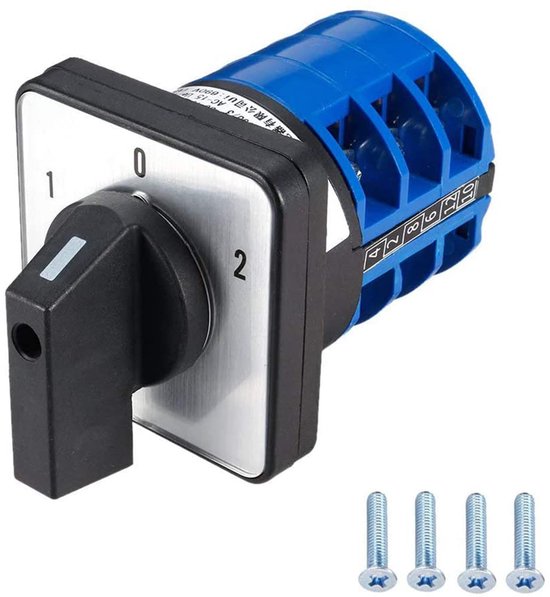 Toggle switch LW28-32 3 positions 12 terminals universal rotating cam ...