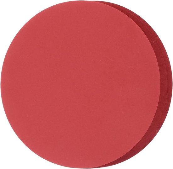 60 stukken Rode Cirkel Uitsparingen van Papier, 200 g/m² Ronde ...